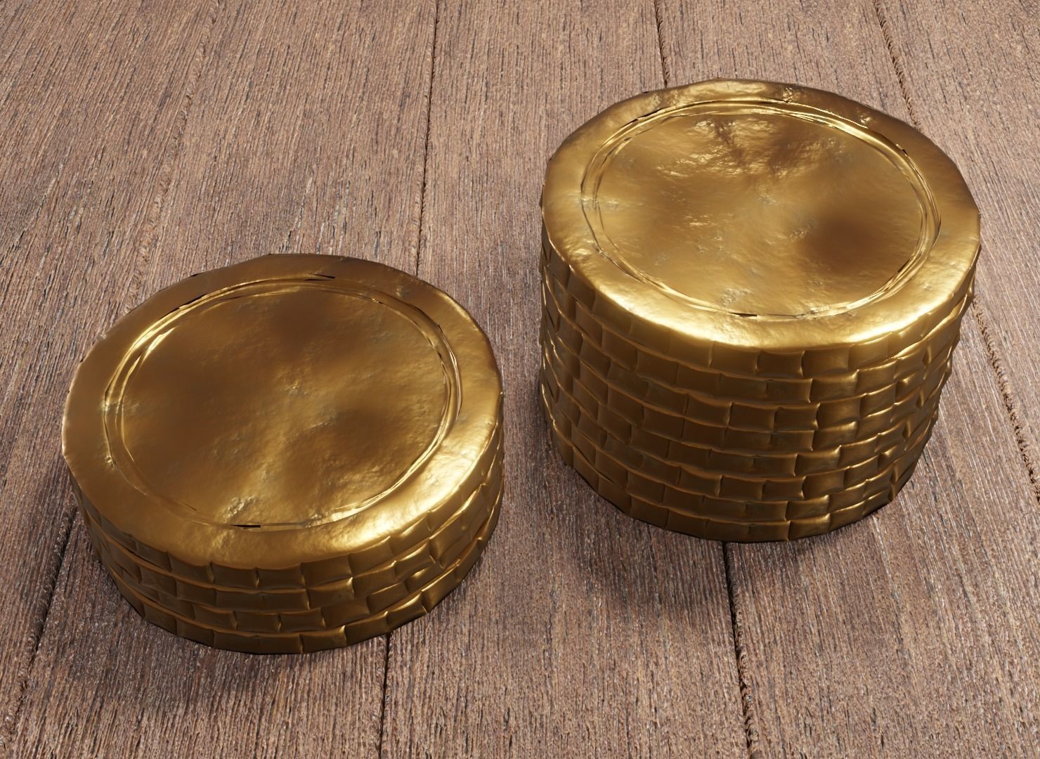 3D model Ancient - old broze coin 3d model VR / AR / low-poly | CGTrader
