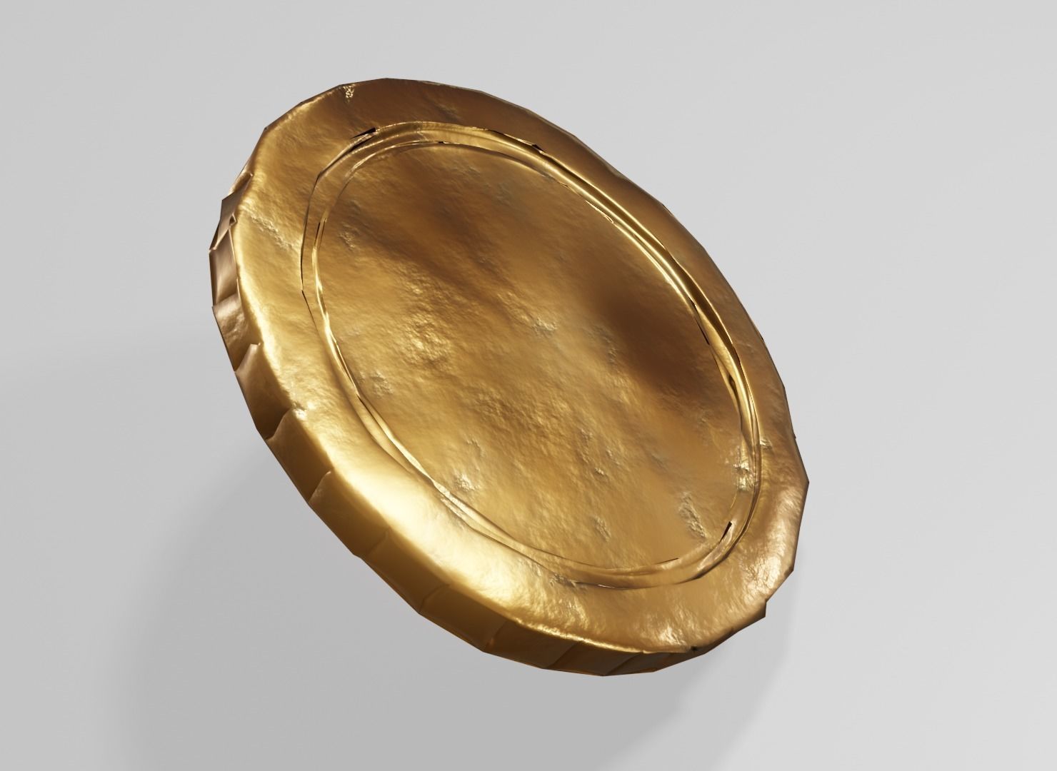 3D model Ancient - old broze coin 3d model VR / AR / low-poly | CGTrader
