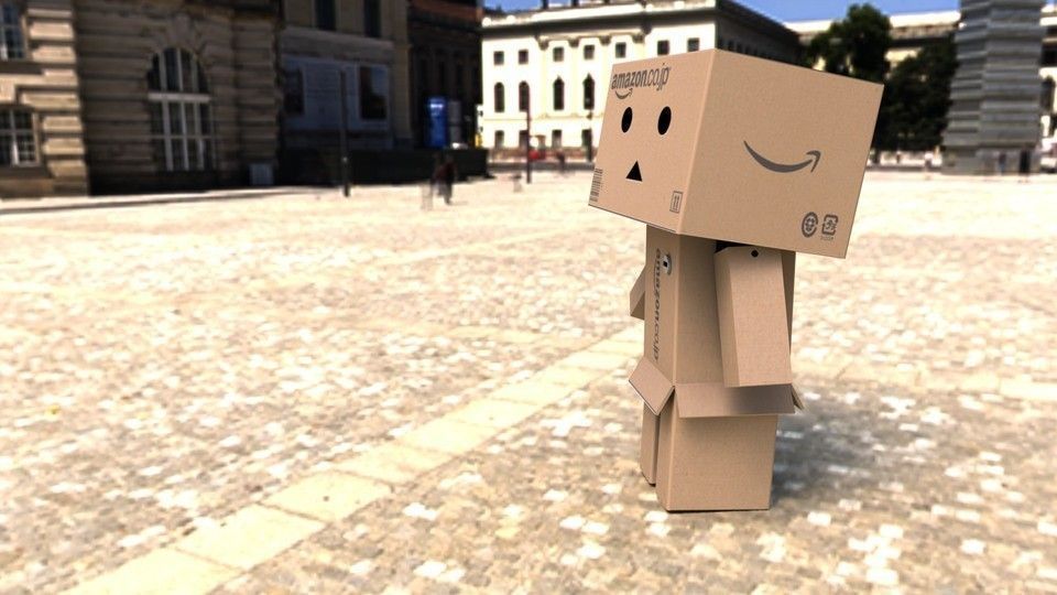 Danbo cardboard box with sad face free 3D model | CGTrader