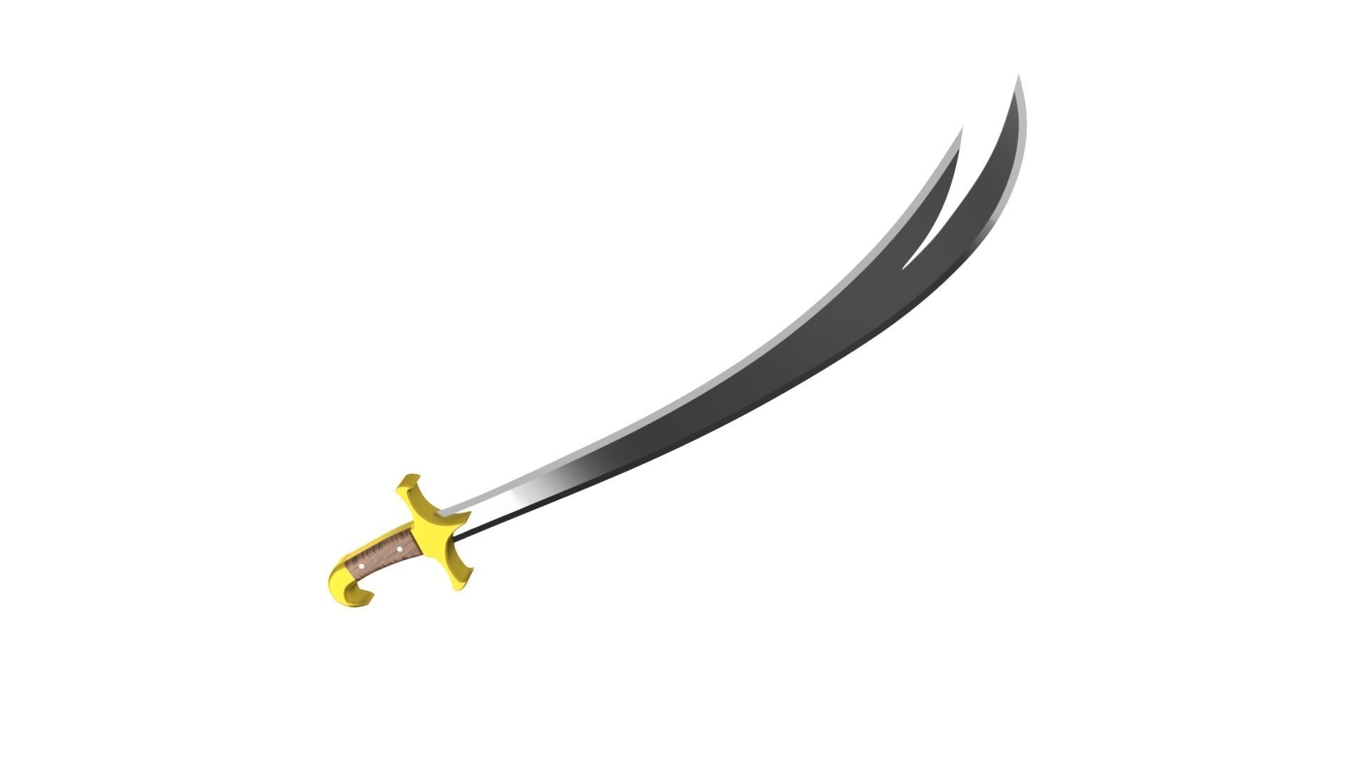 Double-headed Sword 3D model | CGTrader