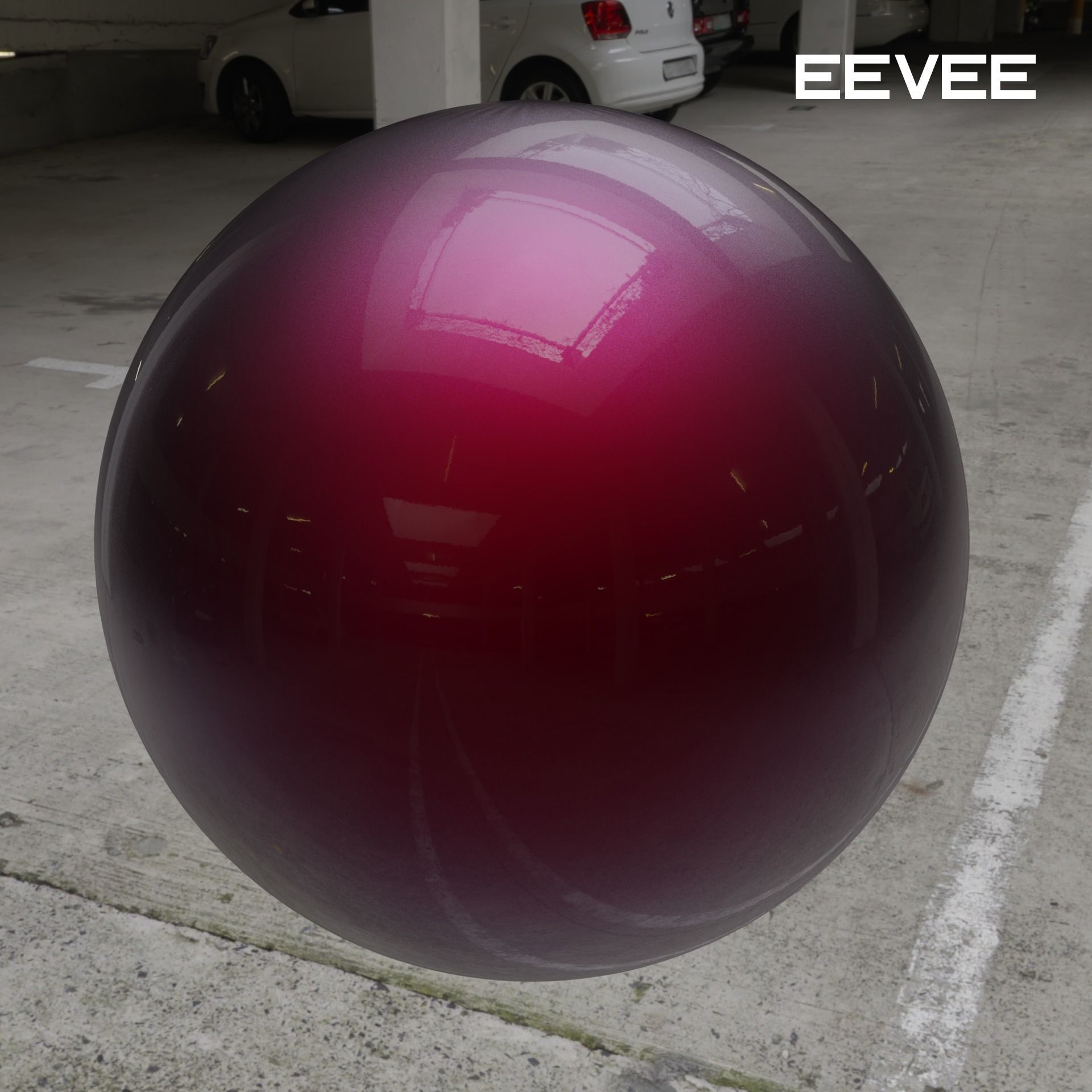 Metal flake paint shader 3D model | CGTrader