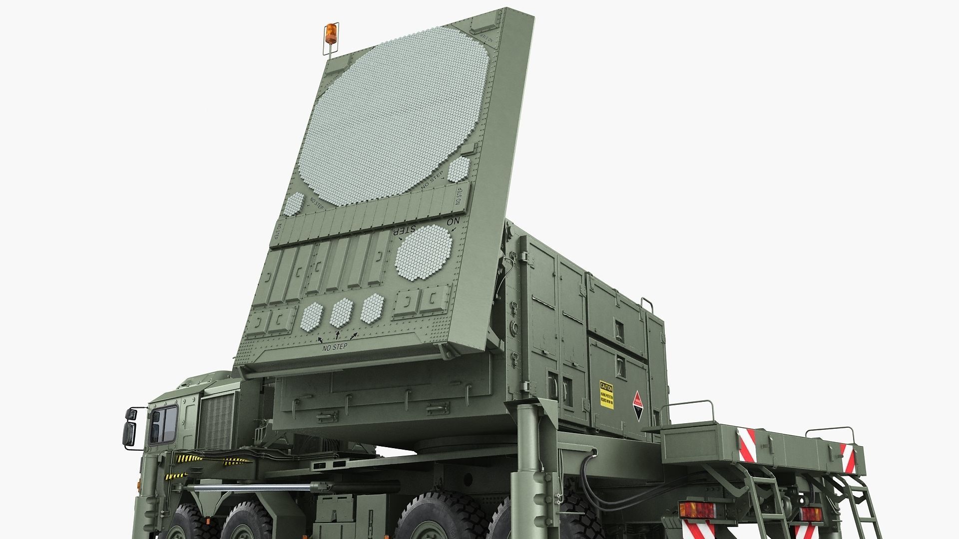 Radar MPQ-53 based on MAN truck chassis 3D model | CGTrader