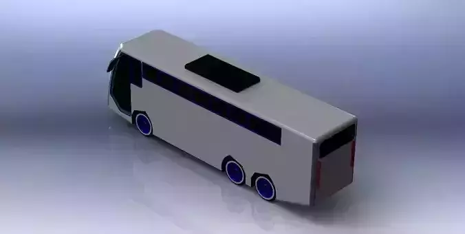 tourist bus free 3D model | CGTrader