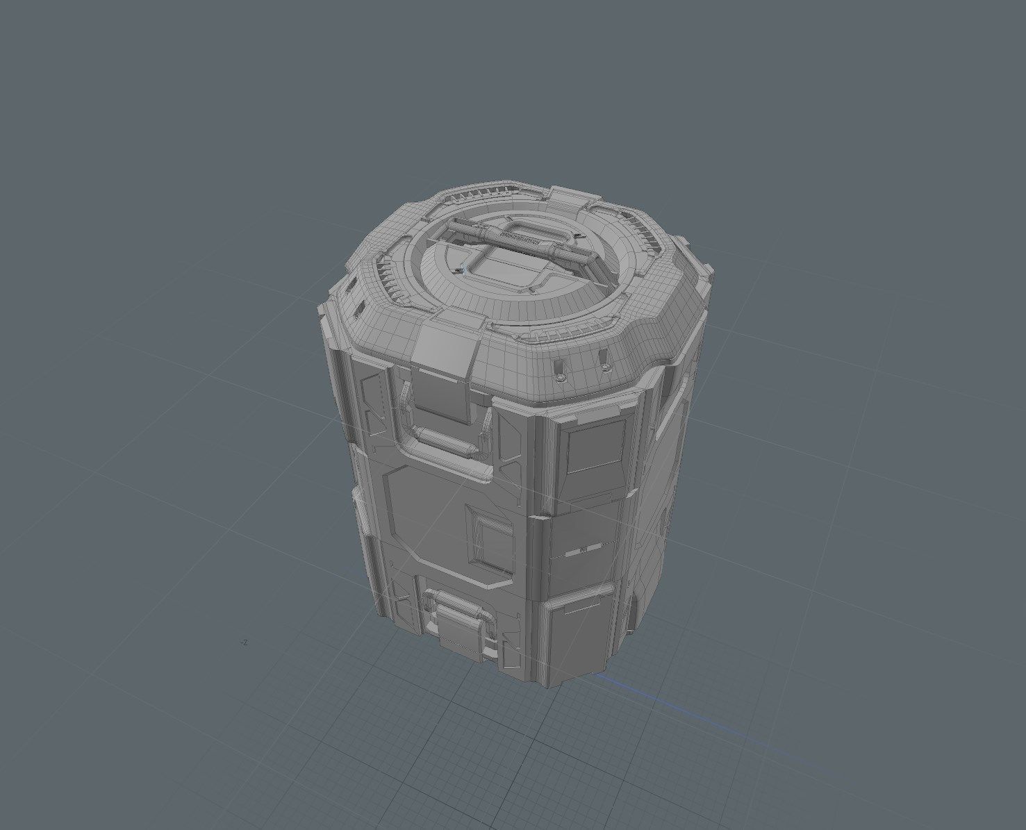 Pack 3D Concept sci fi box 3D model | CGTrader