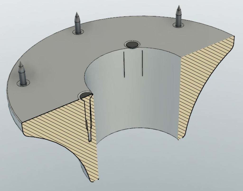 Table Leg connector Table fitting Pipe fitting many sizes 3D model 3D ...