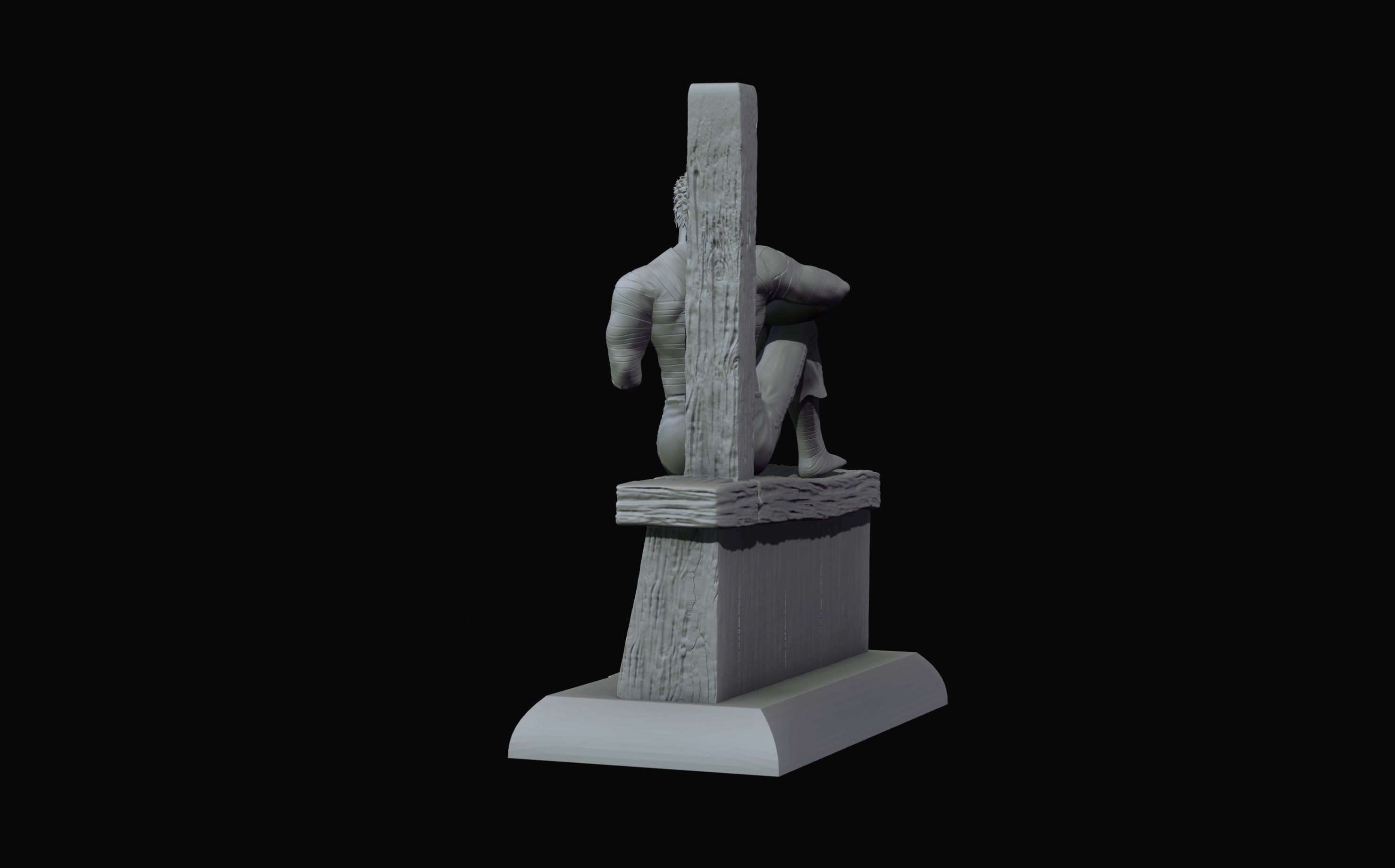 Berserk - Guts in silence - 3d Print Statue 3D model 3D printable ...