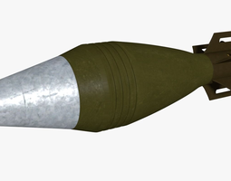 3D model WWII 100lb Bomb - AN-M30 GP100 VR / AR / low-poly OBJ 3DS FBX ...