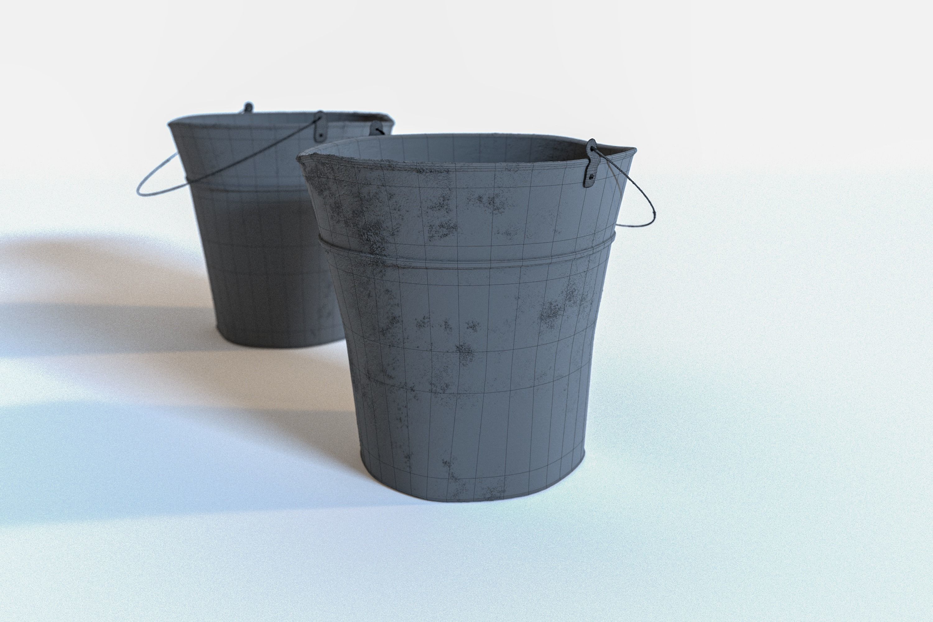 Rusty Bucket free 3D model | CGTrader