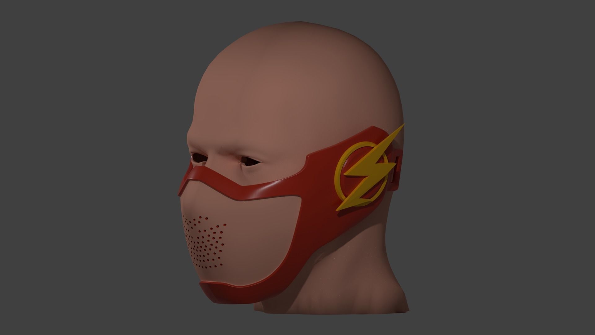 The flash facemask 3d model printable 3D model 3D printable | CGTrader