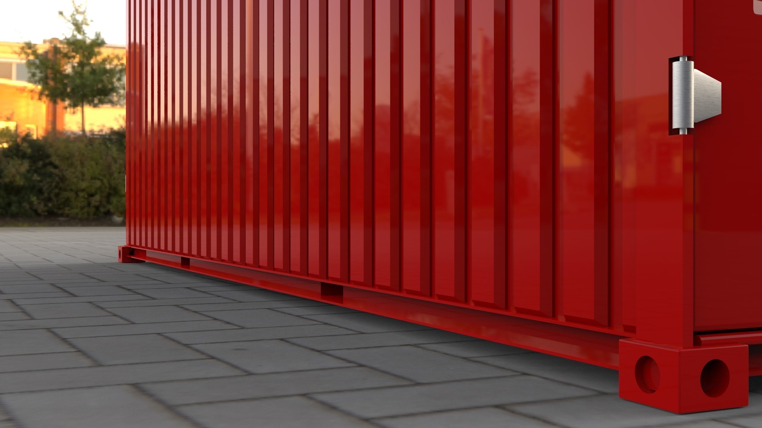 Shipping Container industry container BOX 3D Model 3D model | CGTrader