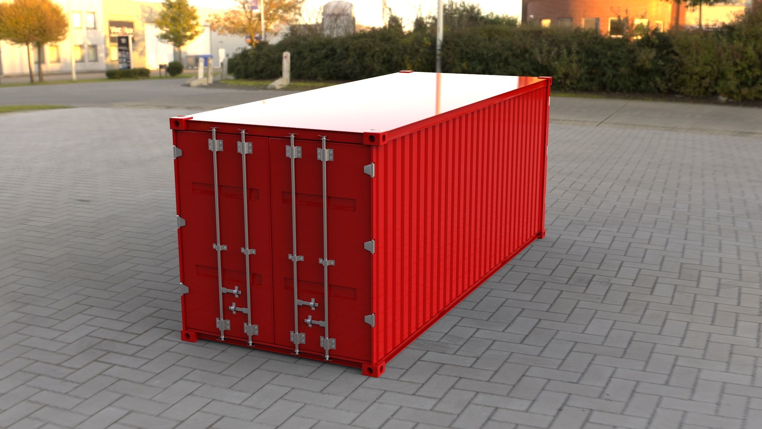 Shipping Container industry container BOX 3D Model 3D model | CGTrader