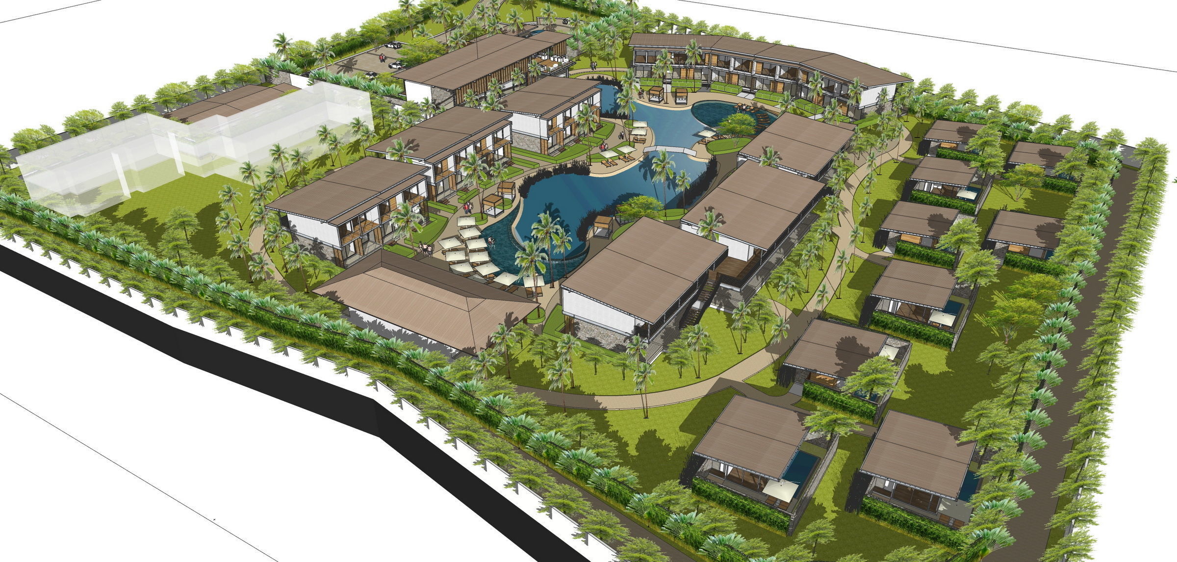 RESORT MASTER PLAN 3D model | CGTrader