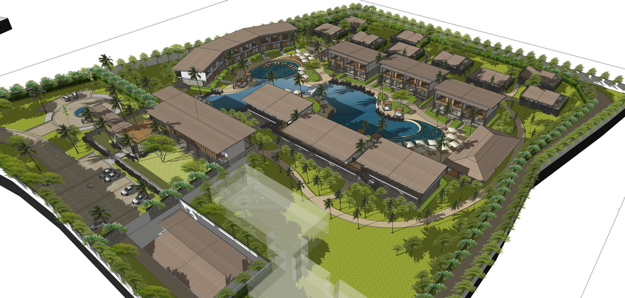 RESORT MASTER PLAN 3D model | CGTrader