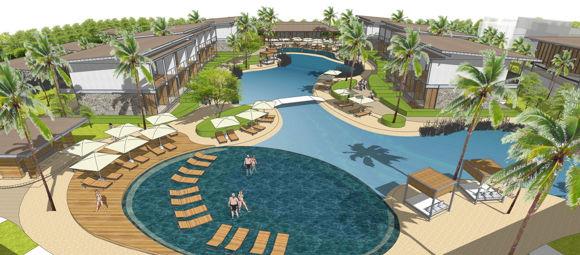 RESORT MASTER PLAN 3D model | CGTrader