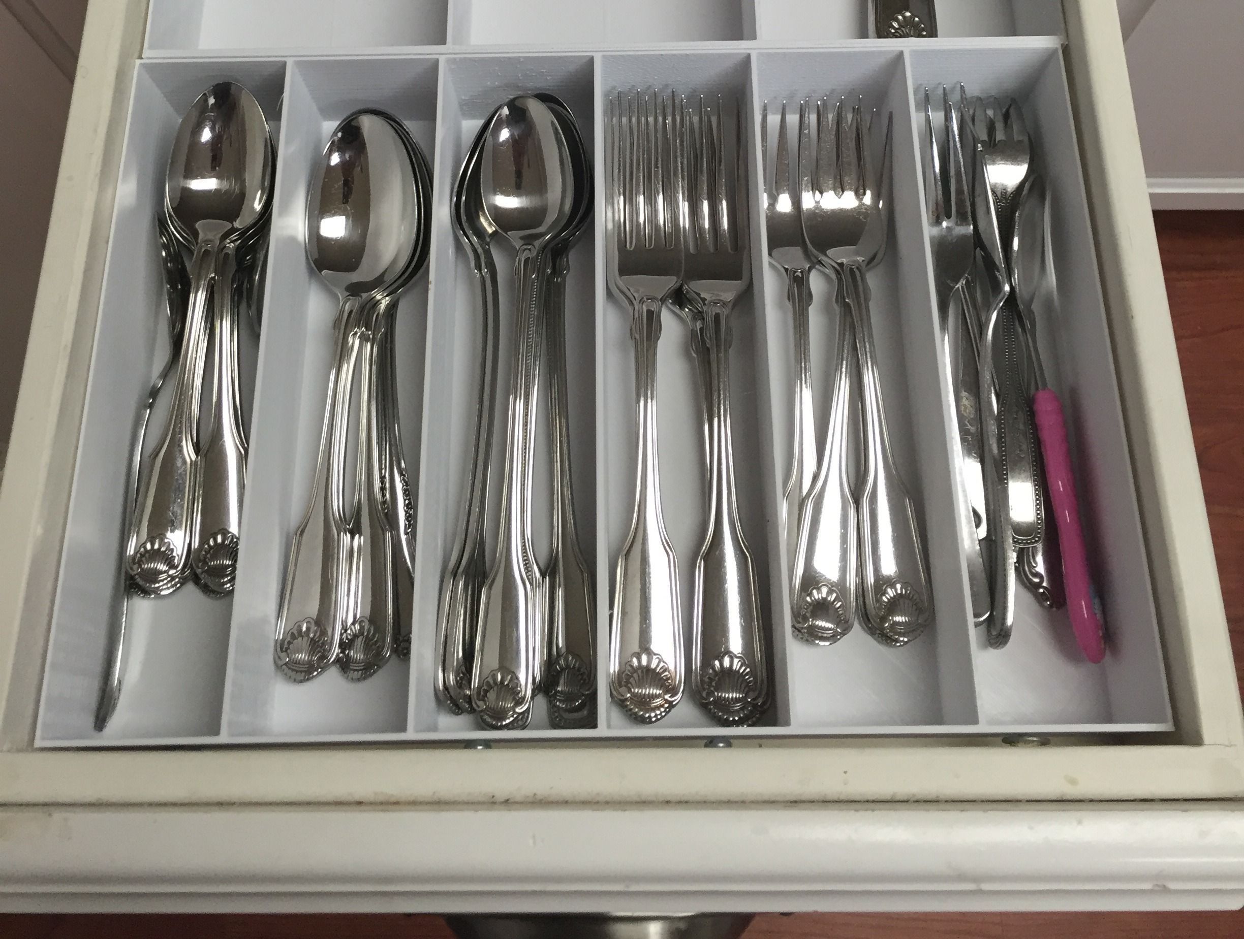 Kitchen Drawer Divider for Silverware 3D model 3D printable | CGTrader