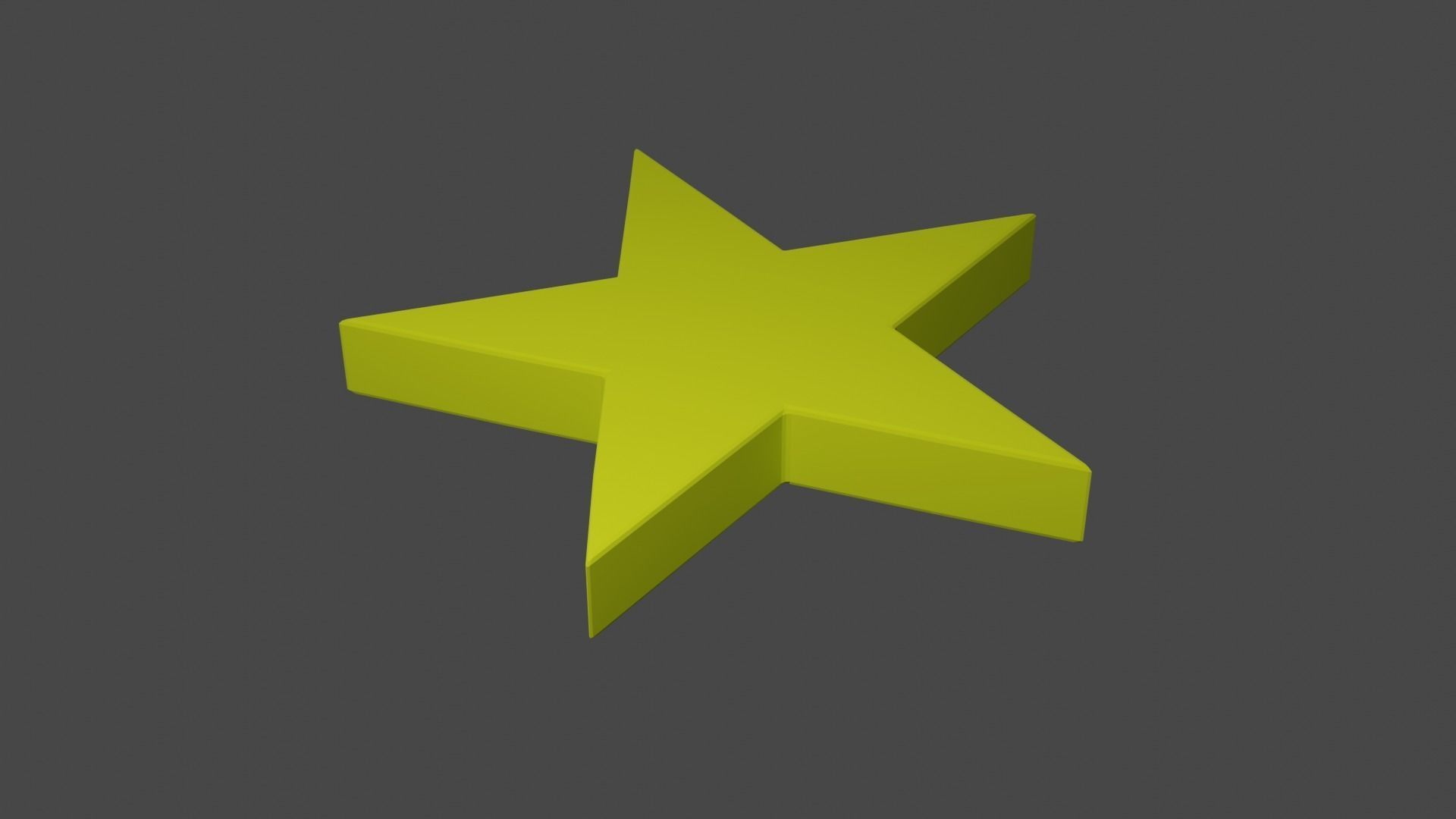 3D model Star lowpoly VR / AR / low-poly | CGTrader