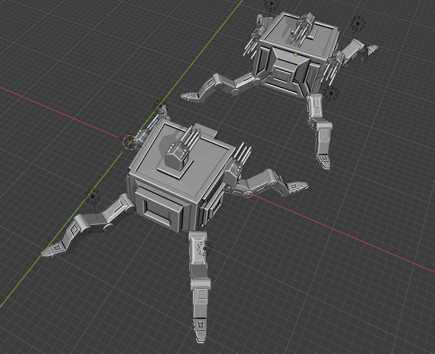 OCTO BOT 3D model animated | CGTrader