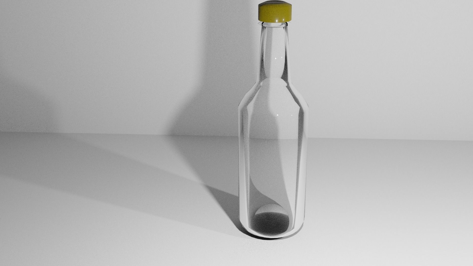 Realistic glass bottle prop with movement animation free 3D model ...