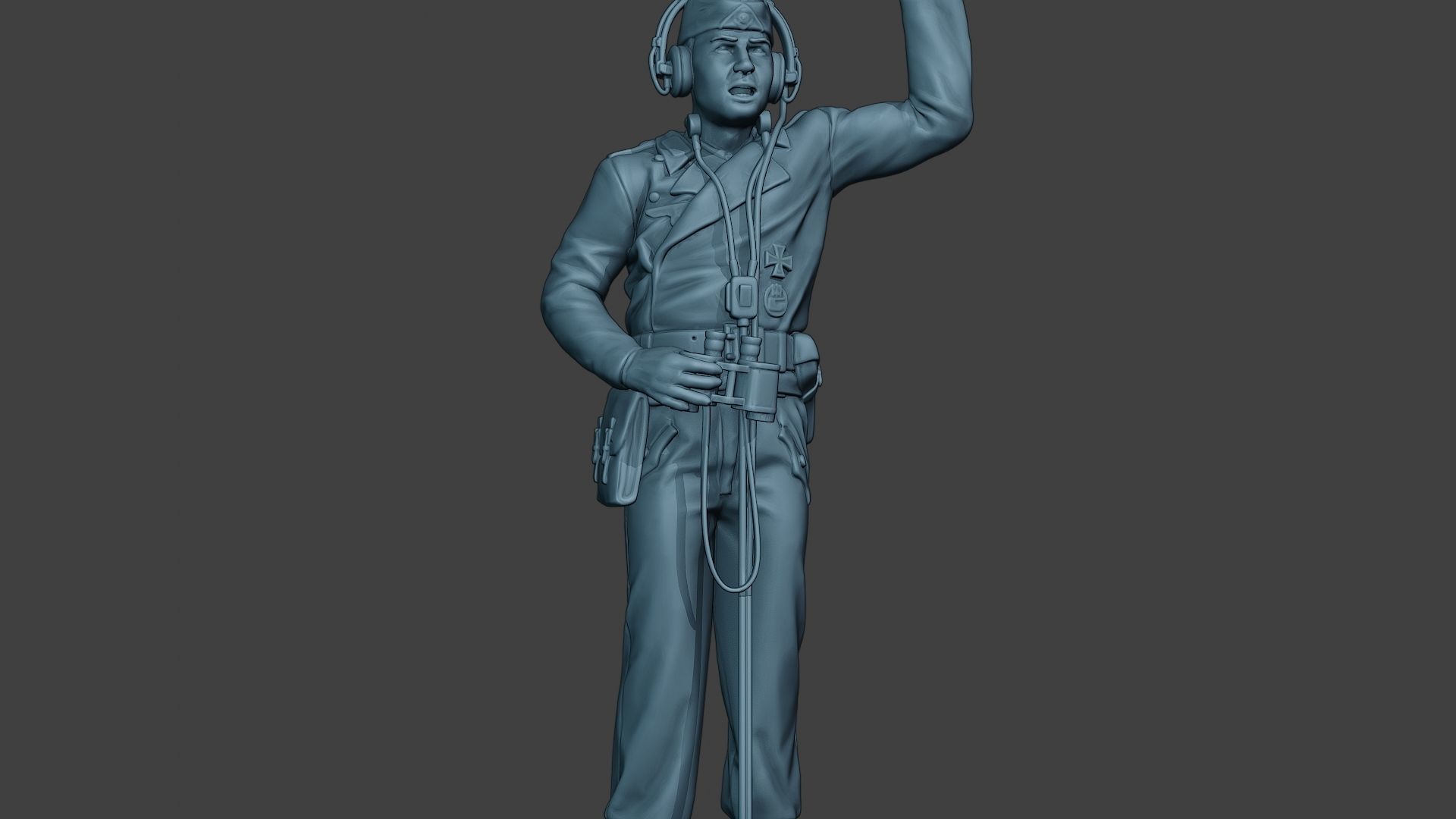 German Tank Crew unit ww2 Action GTC1 3D model 3D printable | CGTrader