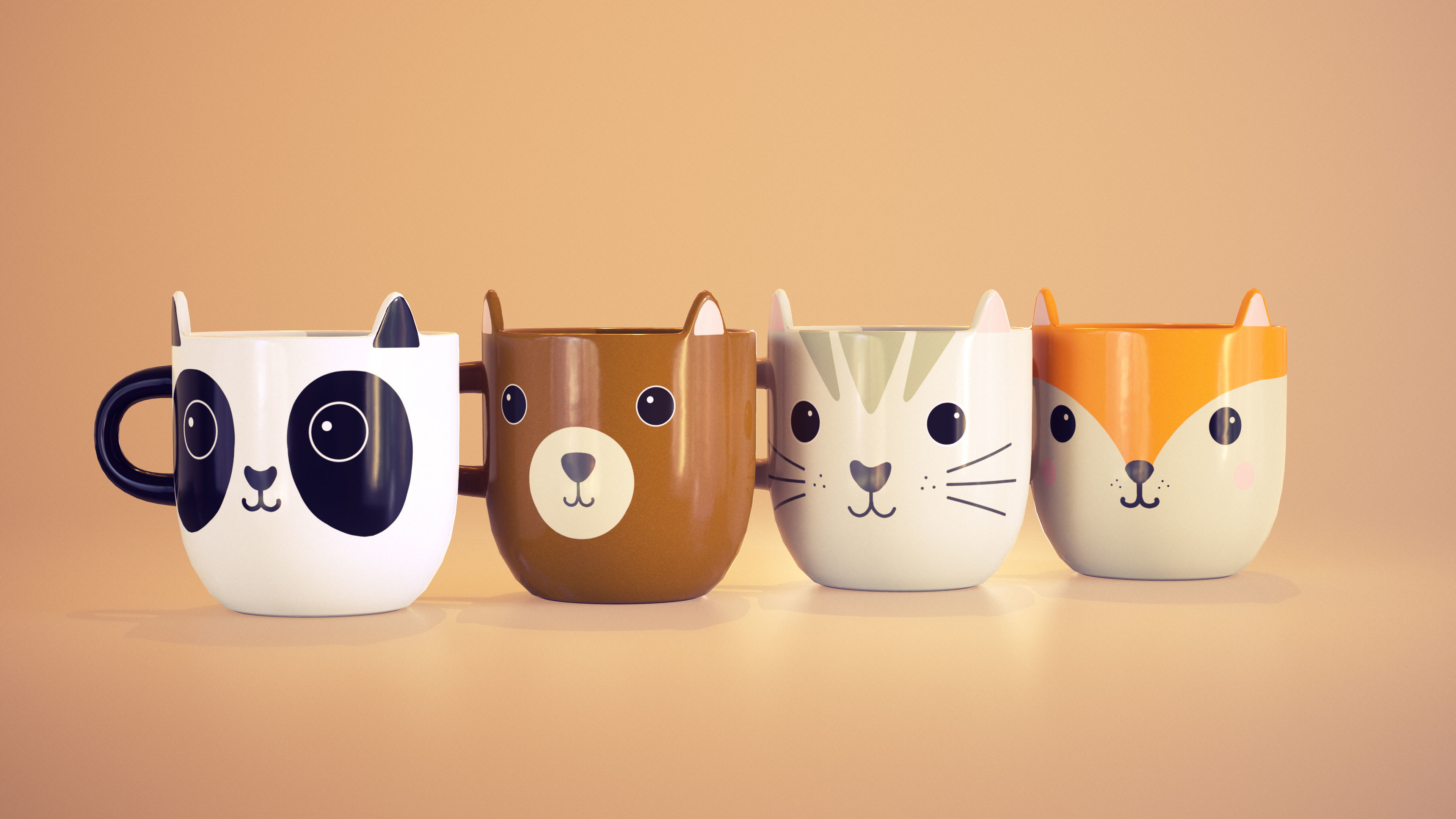 3D model Cure Cups VR / AR / low-poly | CGTrader