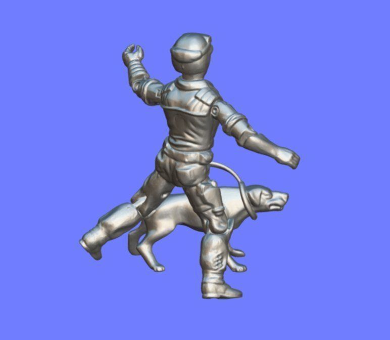 1984 GI-JOE MUTT-DOG-HANDLER - 3D SCAN 3D model 3D printable | CGTrader
