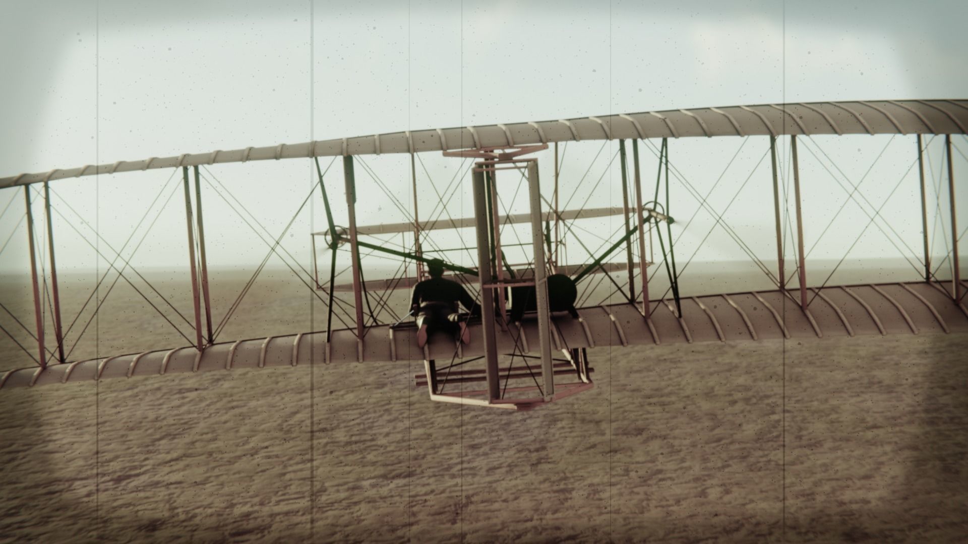 Wright Flyer - 1903 Kitty Hawk 3D model animated rigged | CGTrader