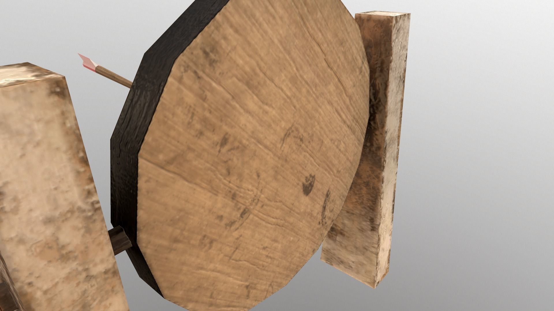 Low Poly Target Board free VR / AR / low-poly 3D model | CGTrader