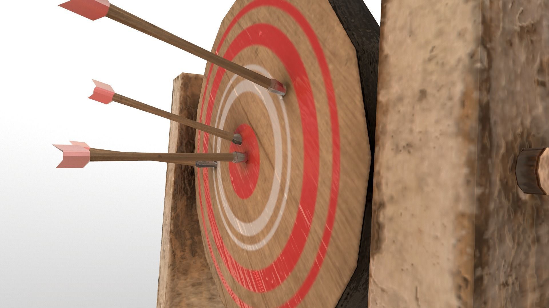 Low Poly Target Board free VR / AR / low-poly 3D model | CGTrader