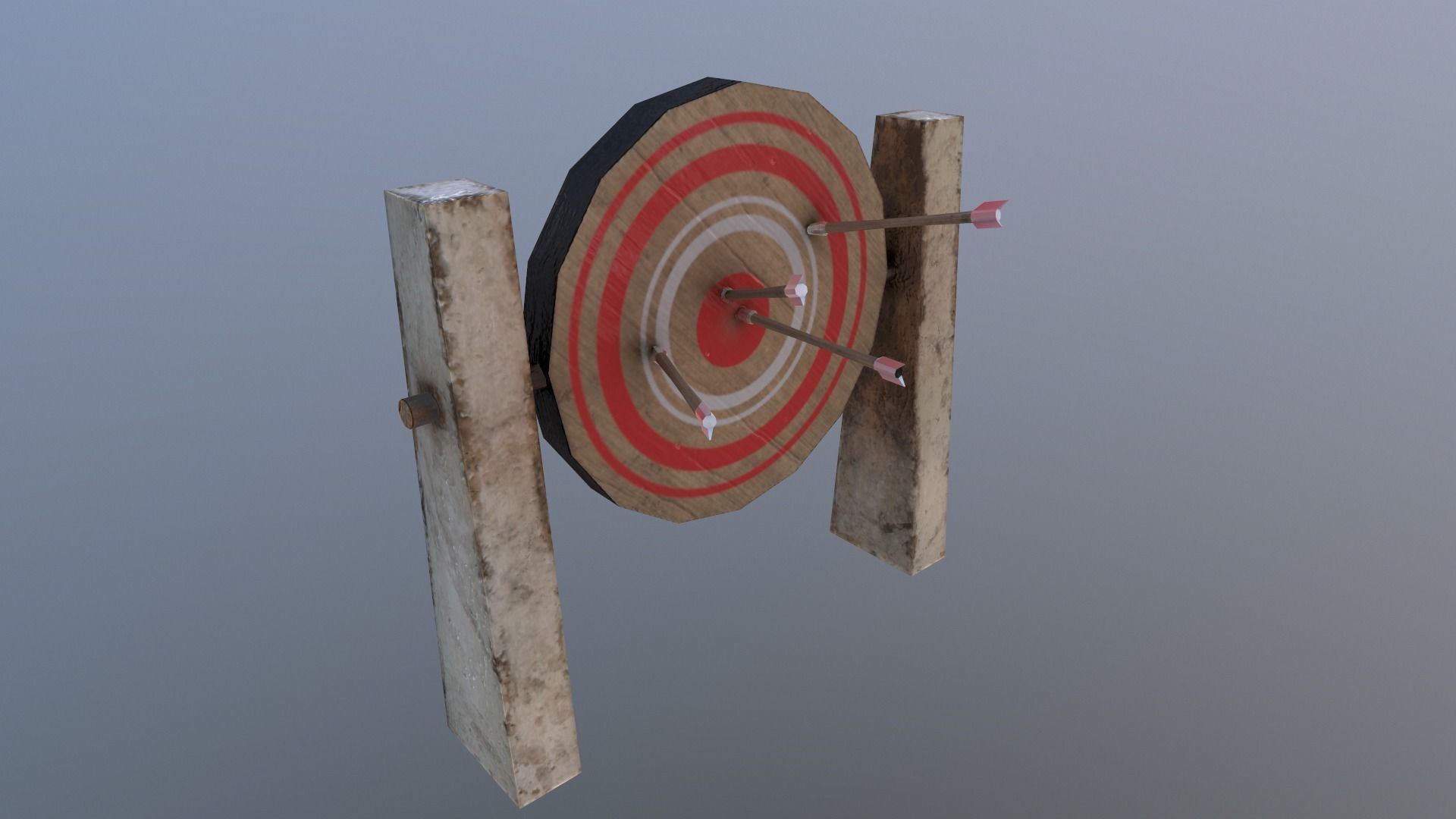 Low Poly Target Board free VR / AR / low-poly 3D model | CGTrader