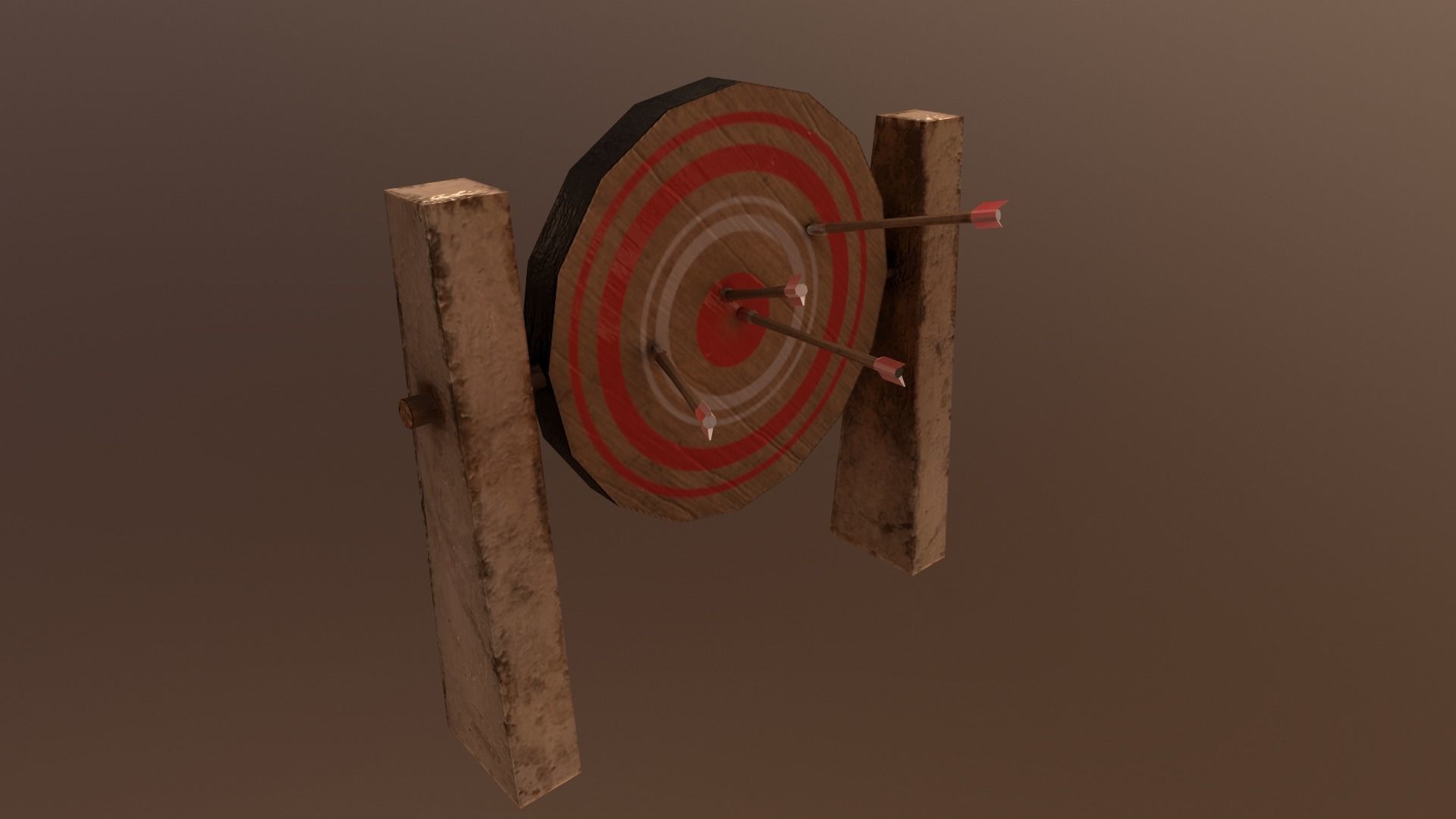 Low Poly Target Board free VR / AR / low-poly 3D model | CGTrader