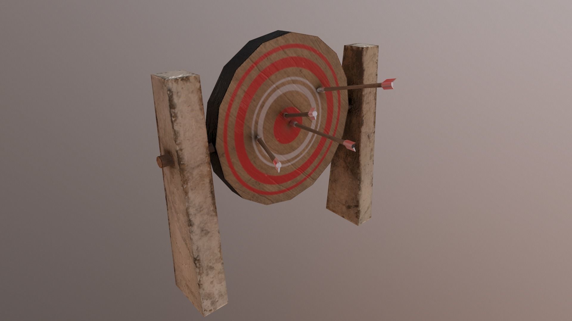 Low Poly Target Board free VR / AR / low-poly 3D model | CGTrader