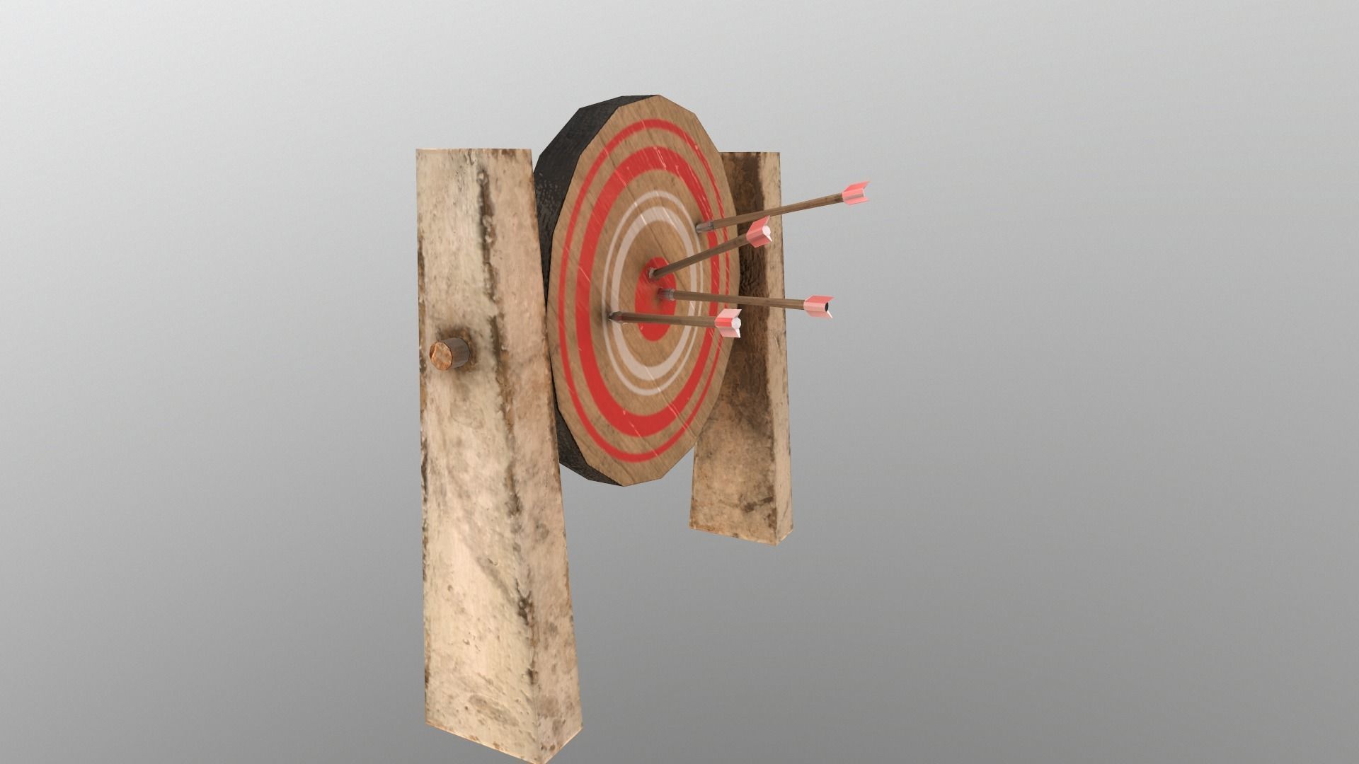 Low Poly Target Board free VR / AR / low-poly 3D model | CGTrader