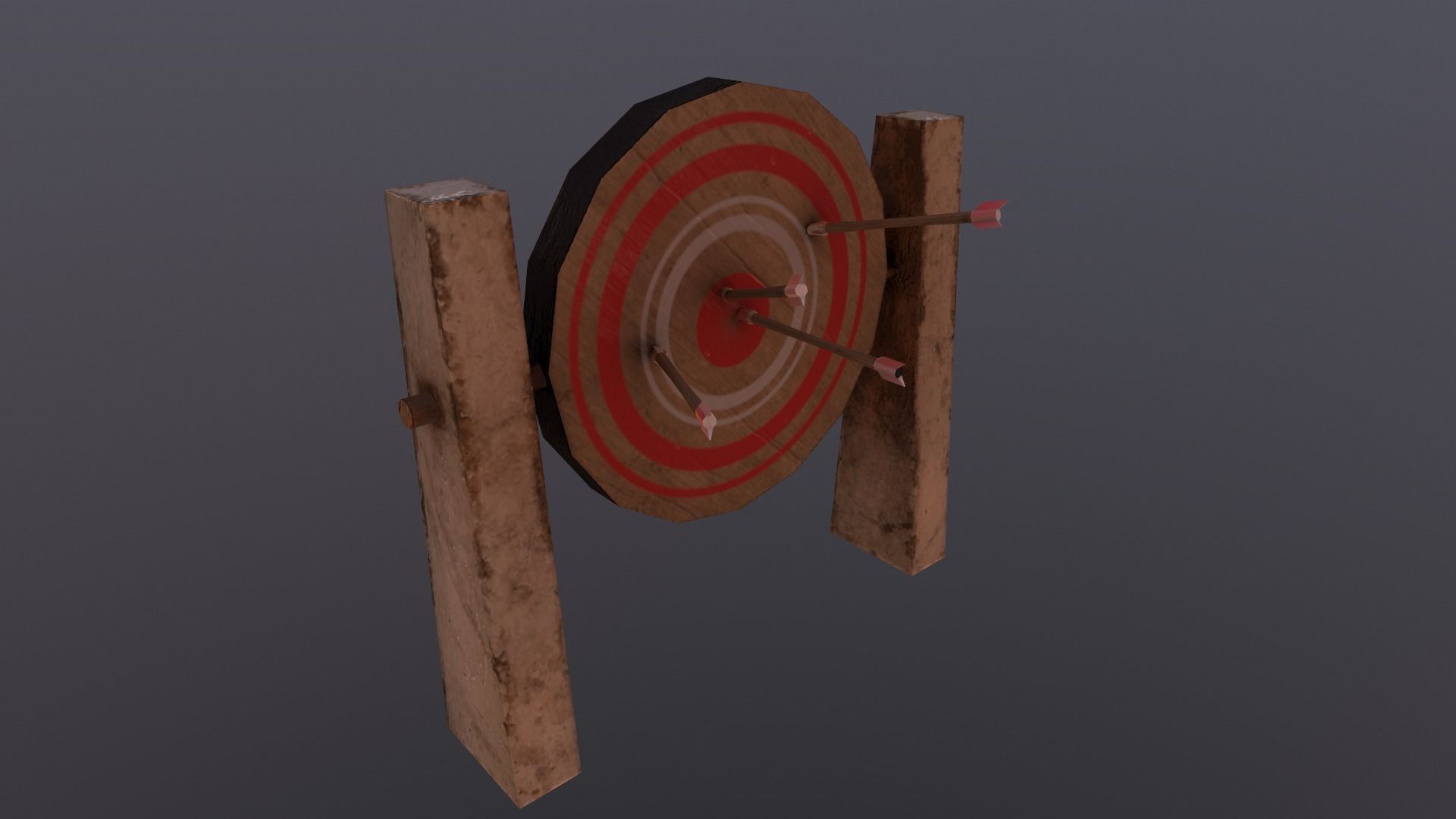 Low Poly Target Board free VR / AR / low-poly 3D model | CGTrader