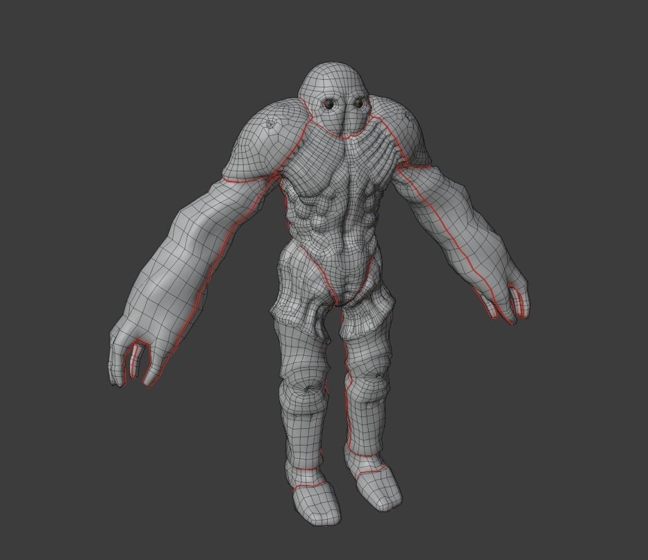 3D model Heavy mutant VR / AR / low-poly | CGTrader