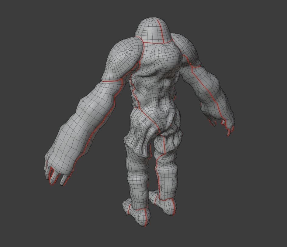 3D model Heavy mutant VR / AR / low-poly | CGTrader