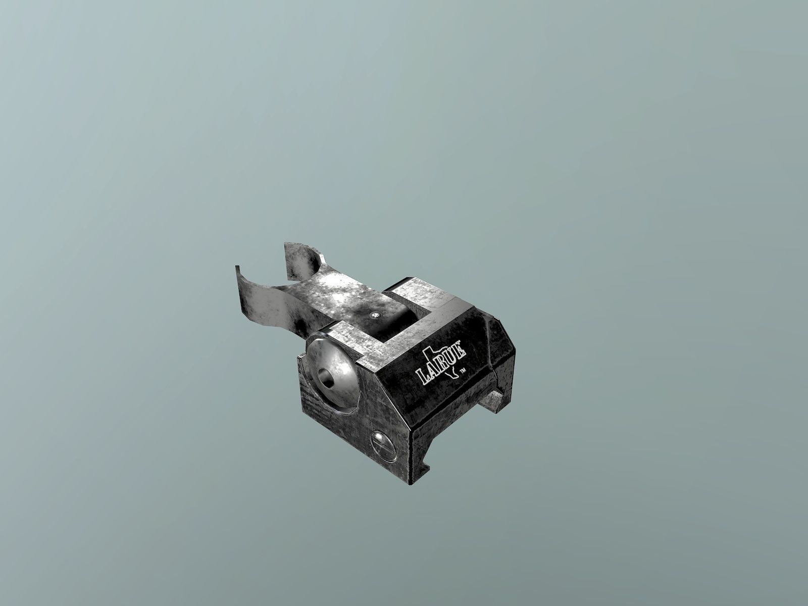 3D model LaRue Tactical PREDAT OBR 7-62mm Rifle PBR VR-AR VR / AR / low ...