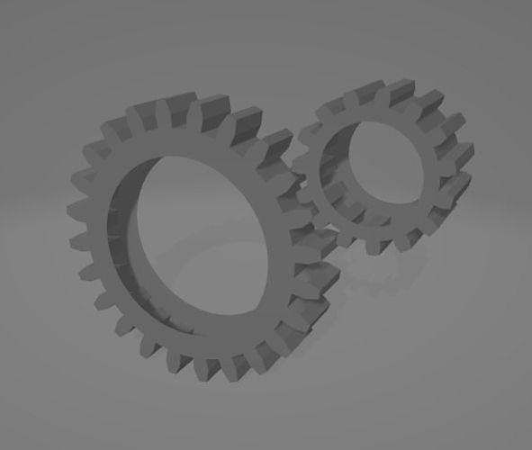 Gears two free 3D model | CGTrader