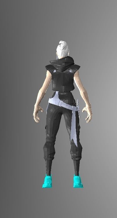 VALORANT JETT 3D model 3D printable | CGTrader