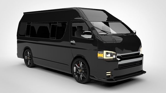 3D model Toyota KDH VR / AR / low-poly | CGTrader