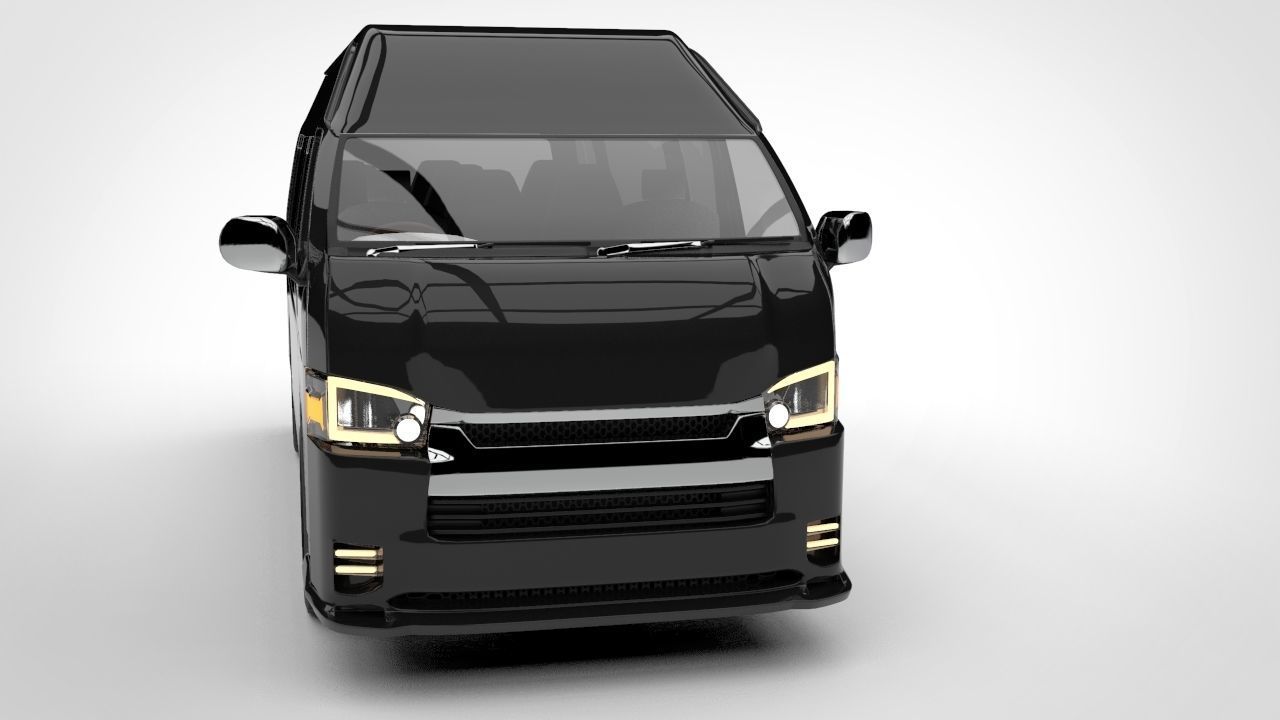 3D model Toyota KDH VR / AR / low-poly | CGTrader