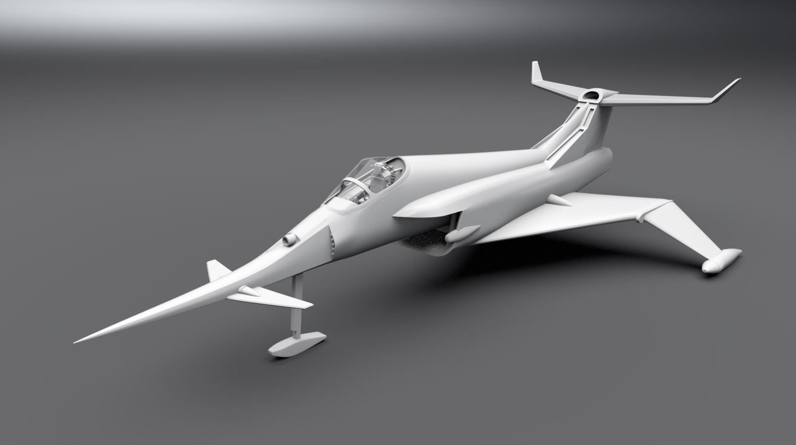 Angel Interceptor scale model 3D model 3D printable | CGTrader