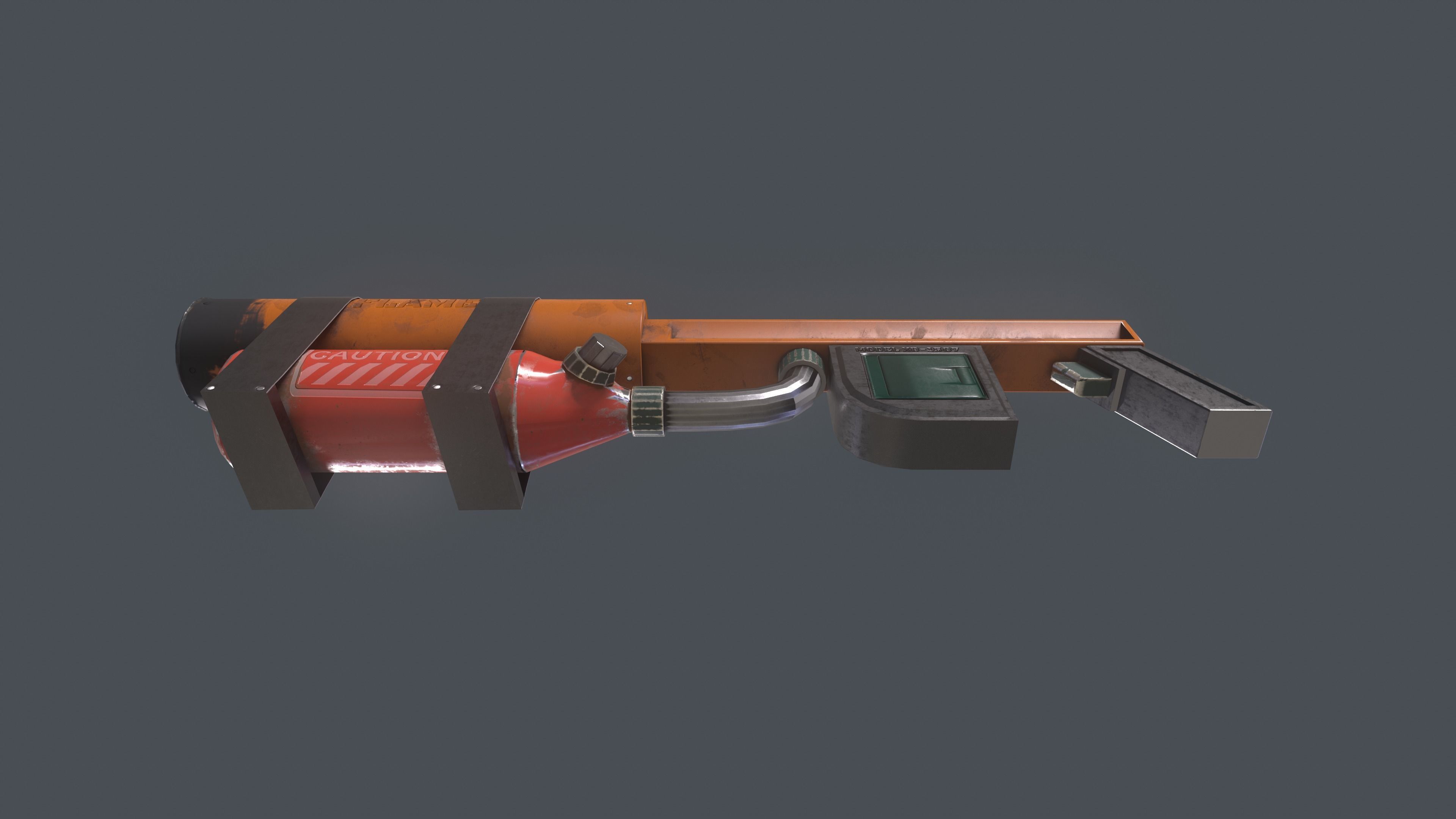 3D model Homemade Flame Thrower VR / AR / low-poly | CGTrader