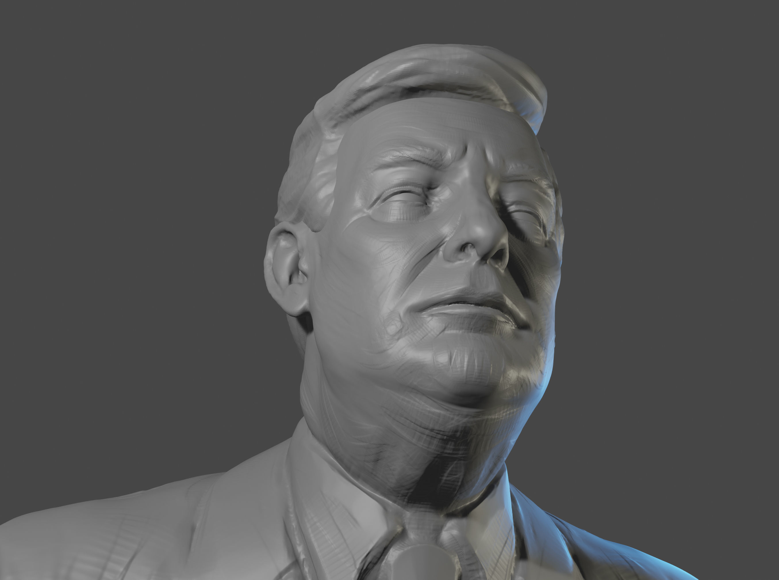 Trump Bust Sculpture 3D model | CGTrader