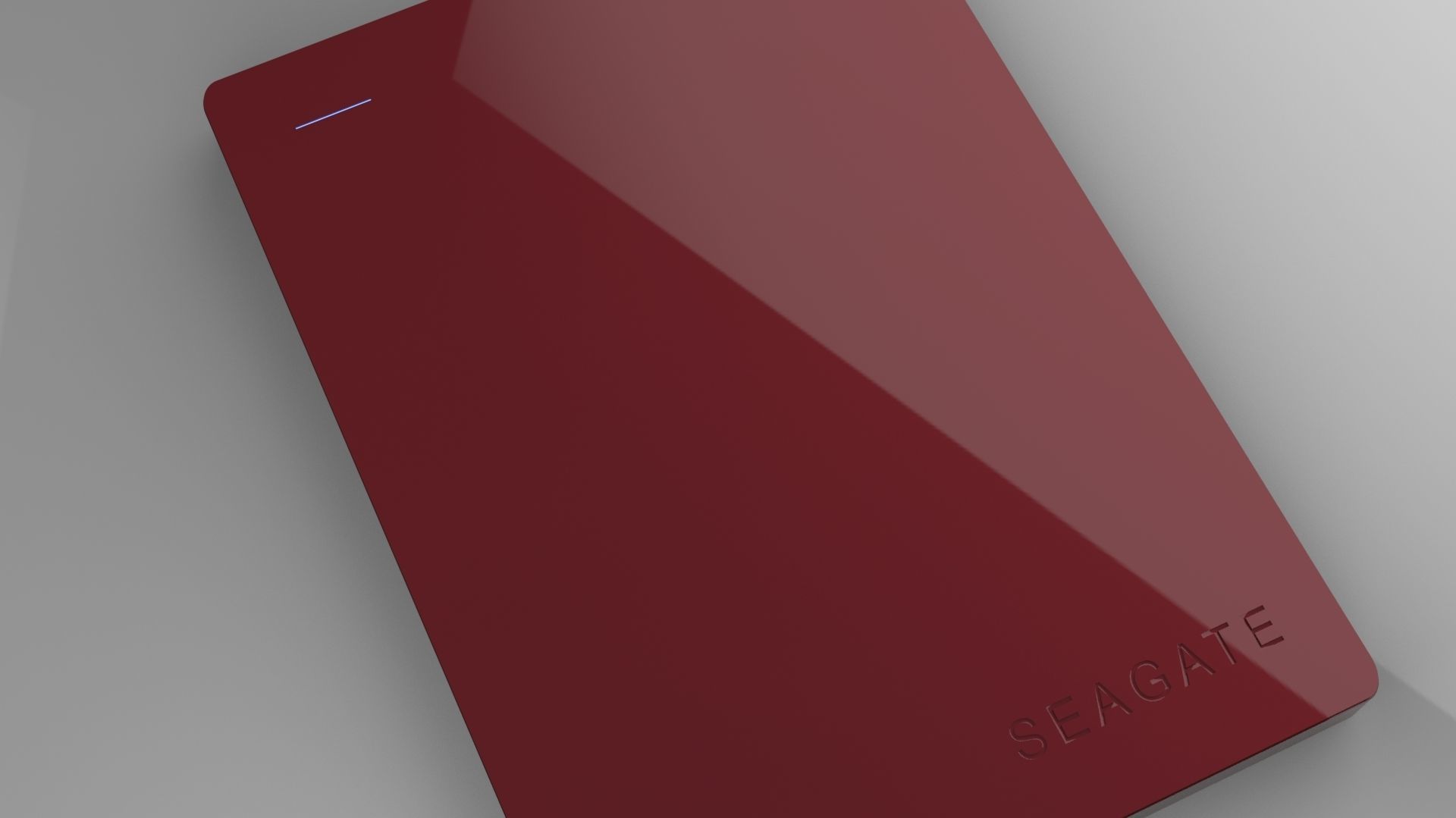 Seagate Portable HDD free 3D model | CGTrader