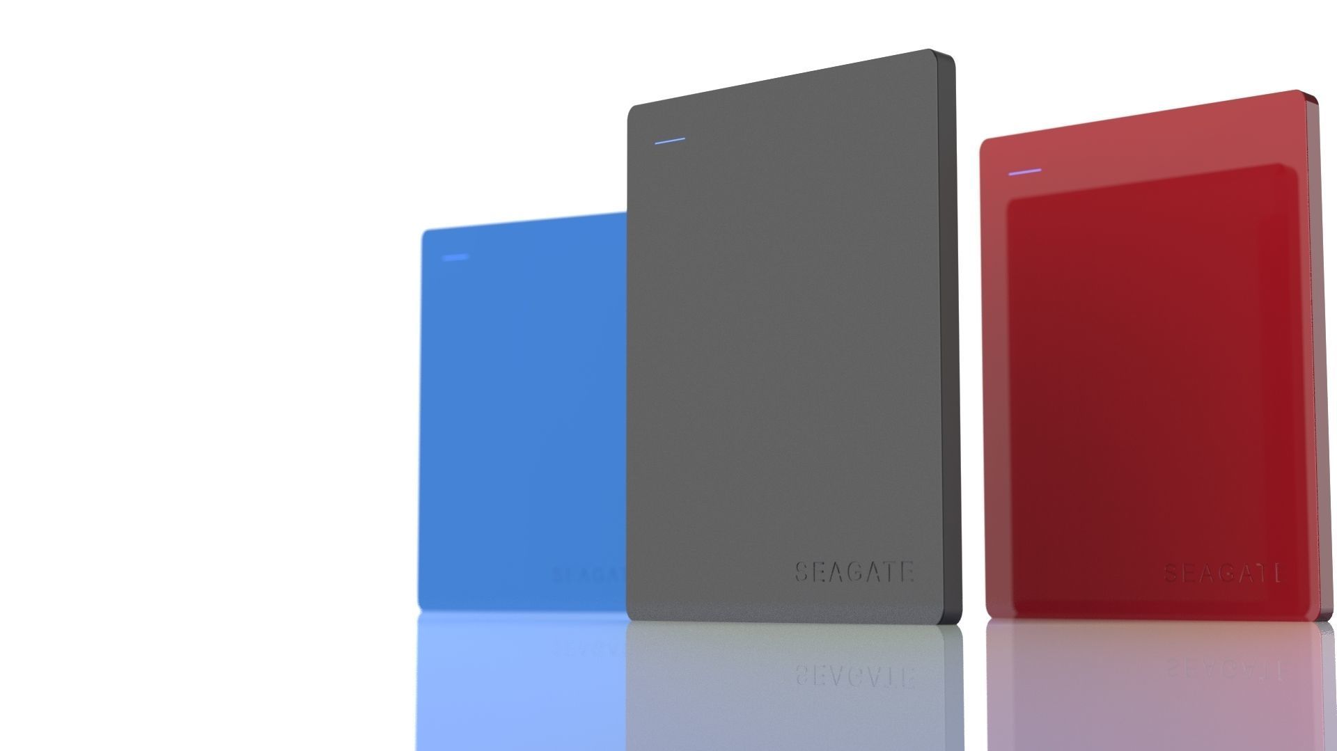 Seagate Portable HDD free 3D model | CGTrader