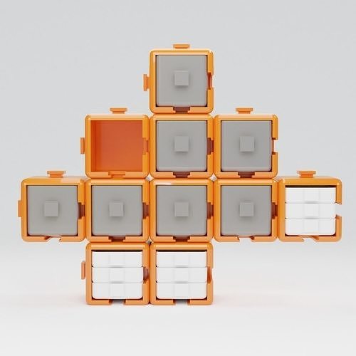 Modular Drawers SJ 3D model 3D printable | CGTrader
