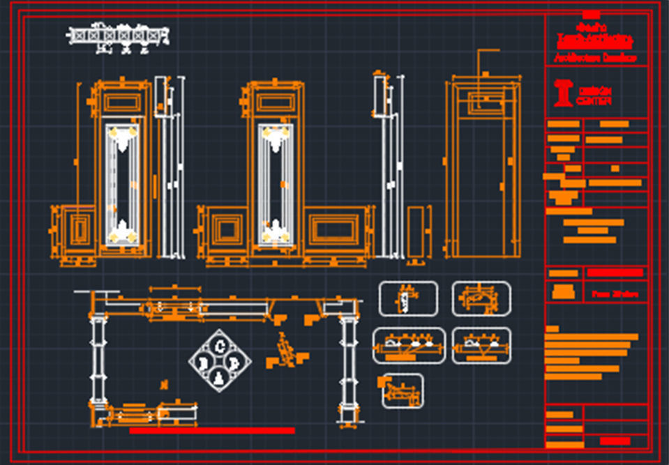 Drawings for Classic Architecture Drawings EXECUTIVE DRAWING 3D model ...
