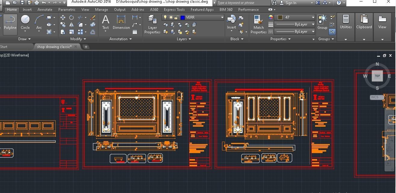 Drawings for Classic Architecture Drawings EXECUTIVE DRAWING 3D model ...