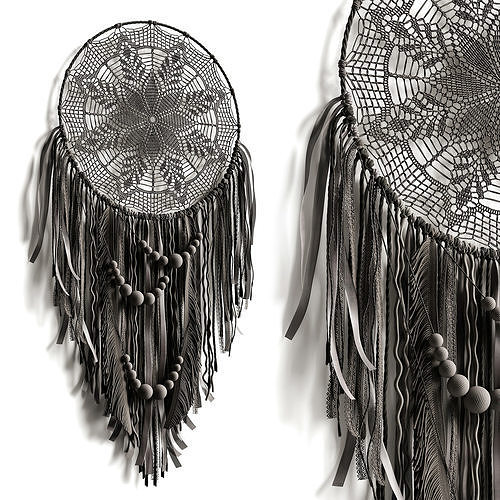 Macrame panel 3D model | CGTrader