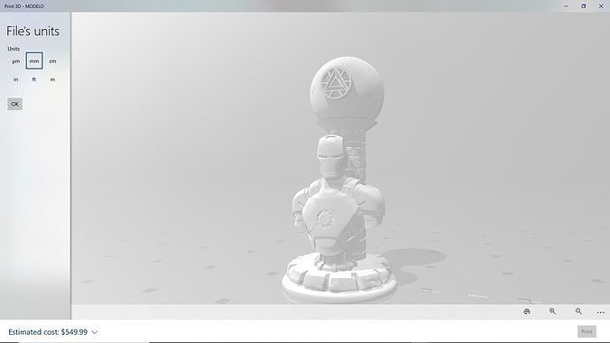 Iron Man Tall 3D Print Lamp 3D model 3D printable | CGTrader